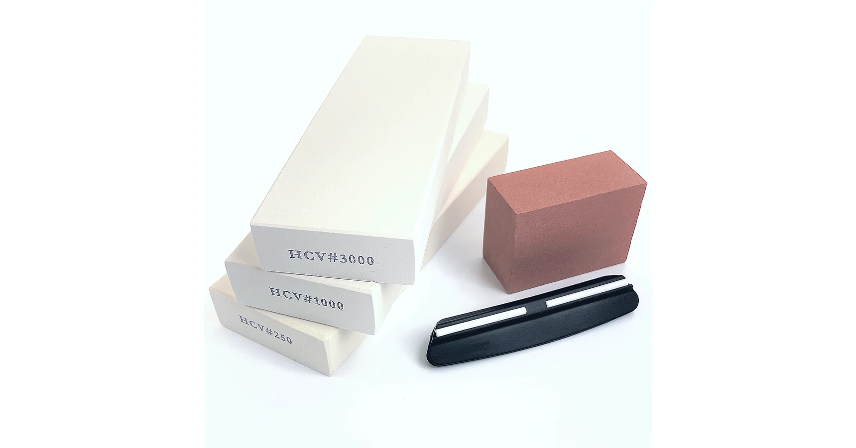 HAIDU HCV Fenőkő készlet | Normál méret - 18*6 cm | #250/#1000/#3000 | Kiegészítőkkel ...